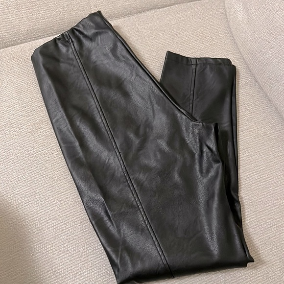 Boohoo | Pants & Jumpsuits | Skinny Black Leather Pants | Poshmark